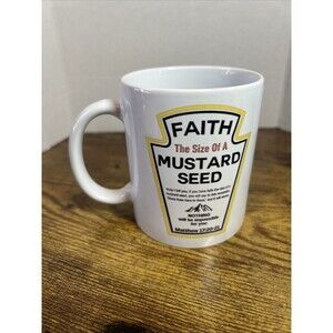 Dining | Faith The Size Of A Mustard Seed Coffee Mug Christian ...